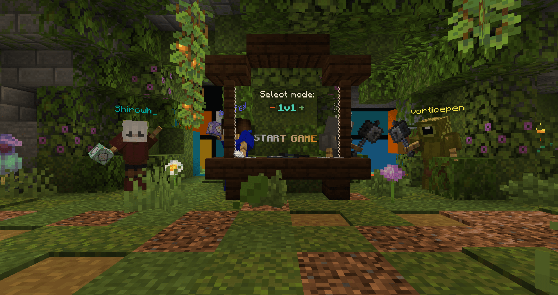 Mace Blasters Map by Shirowh_ for Minecraft 1.21.11